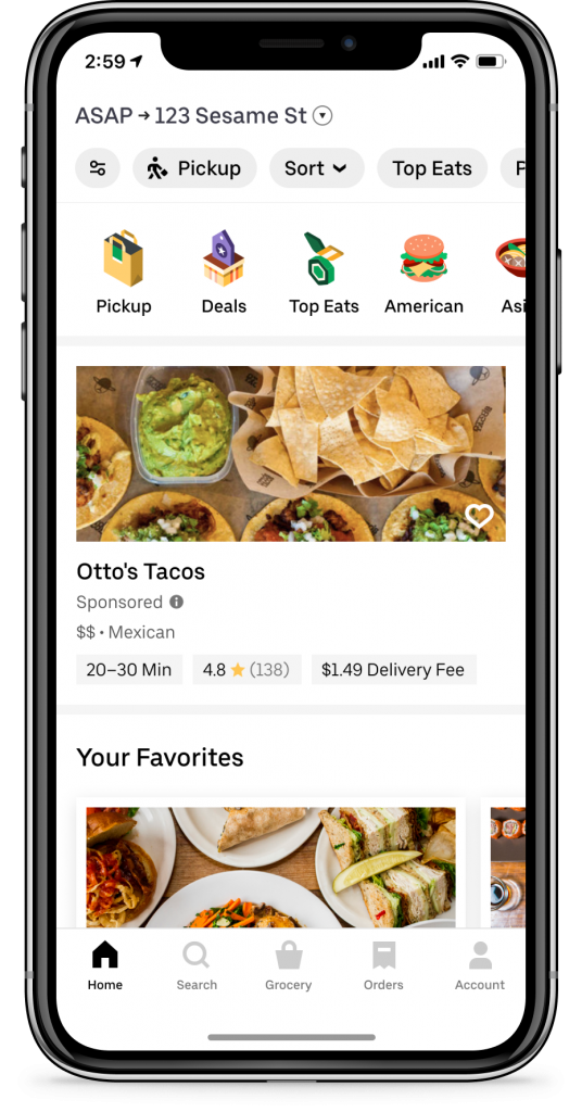 Uber Eats launches its first ad format » Media in Canada