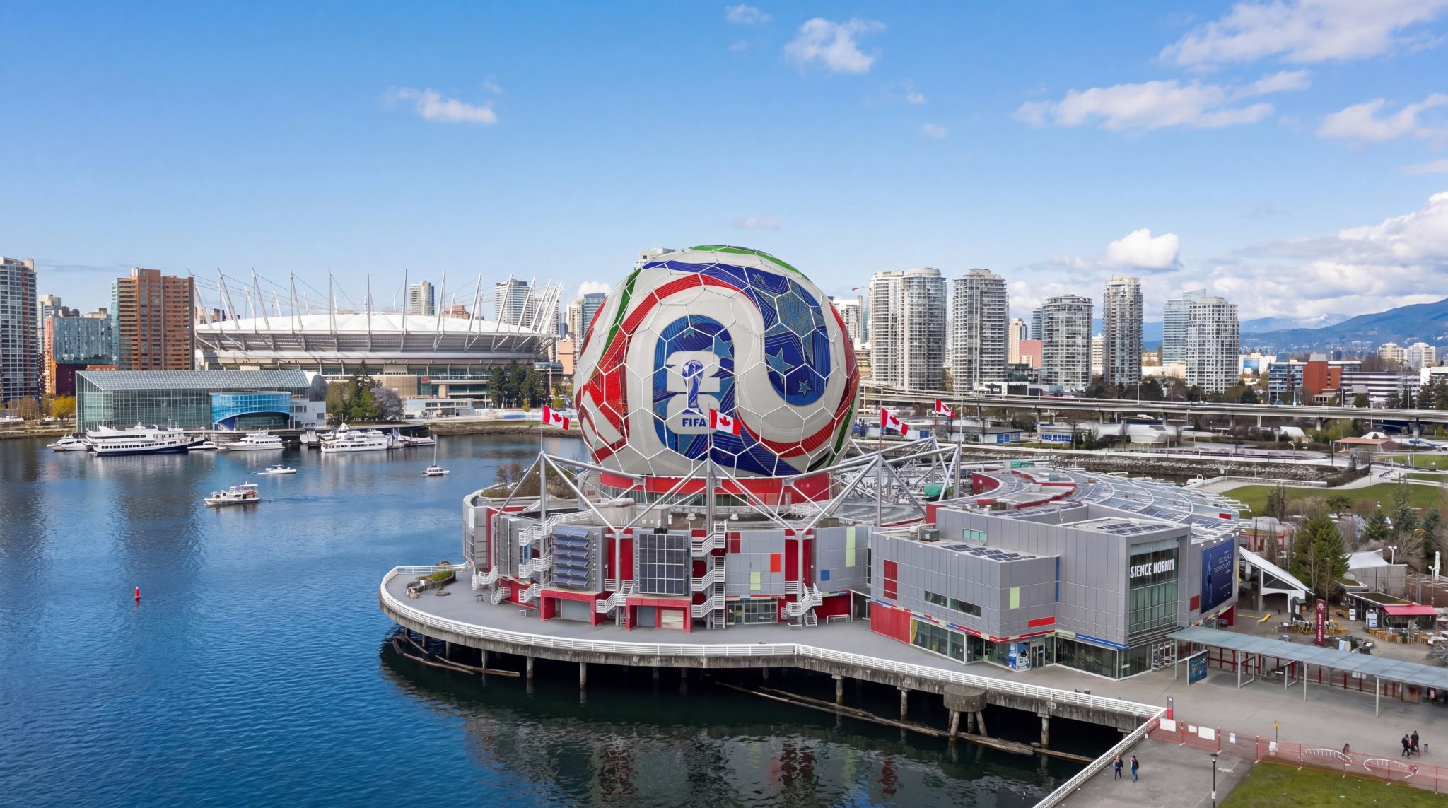 Science World transformed into giant FIFA World Cup match ball » Media ...
