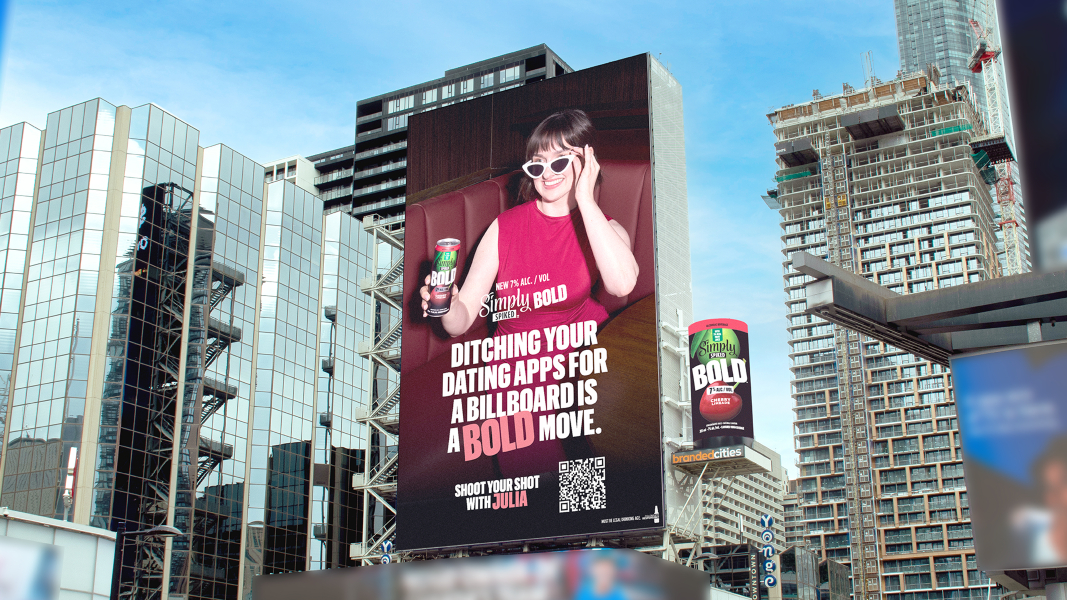 Why Simply Spiked turned OOH into dating profiles » Media in Canada
